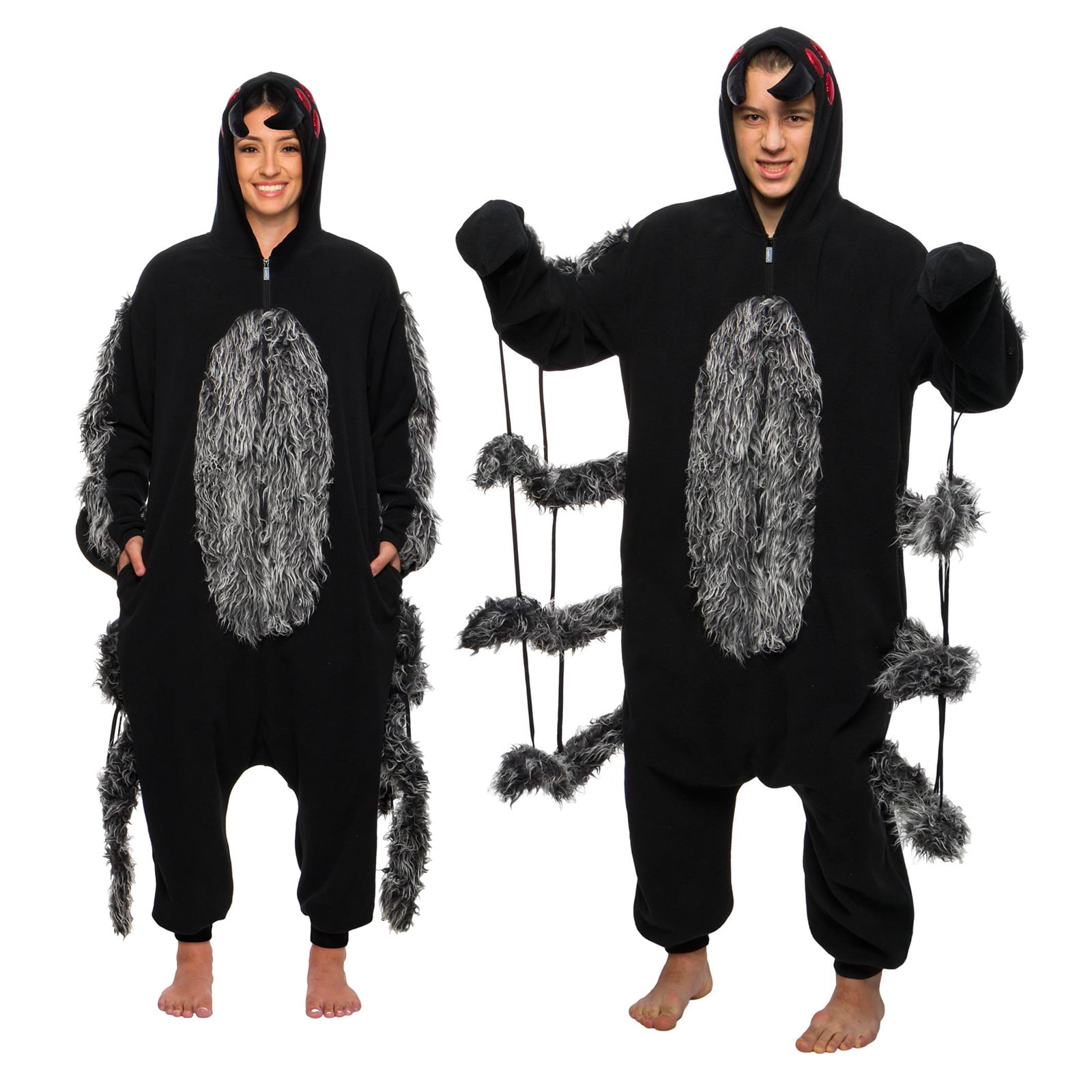 Furry Tarantula One Piece - Plush Adult Spider Costume Jumpsuit by ...