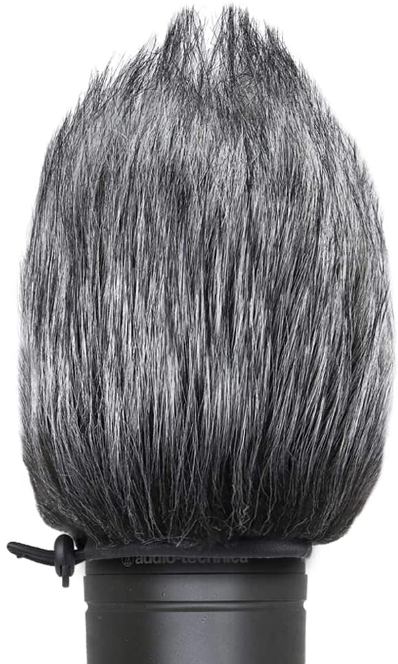 Furry Windscreen Muff, Mic Pop Filter/Foam Wind Cover fits for AT2020 ...