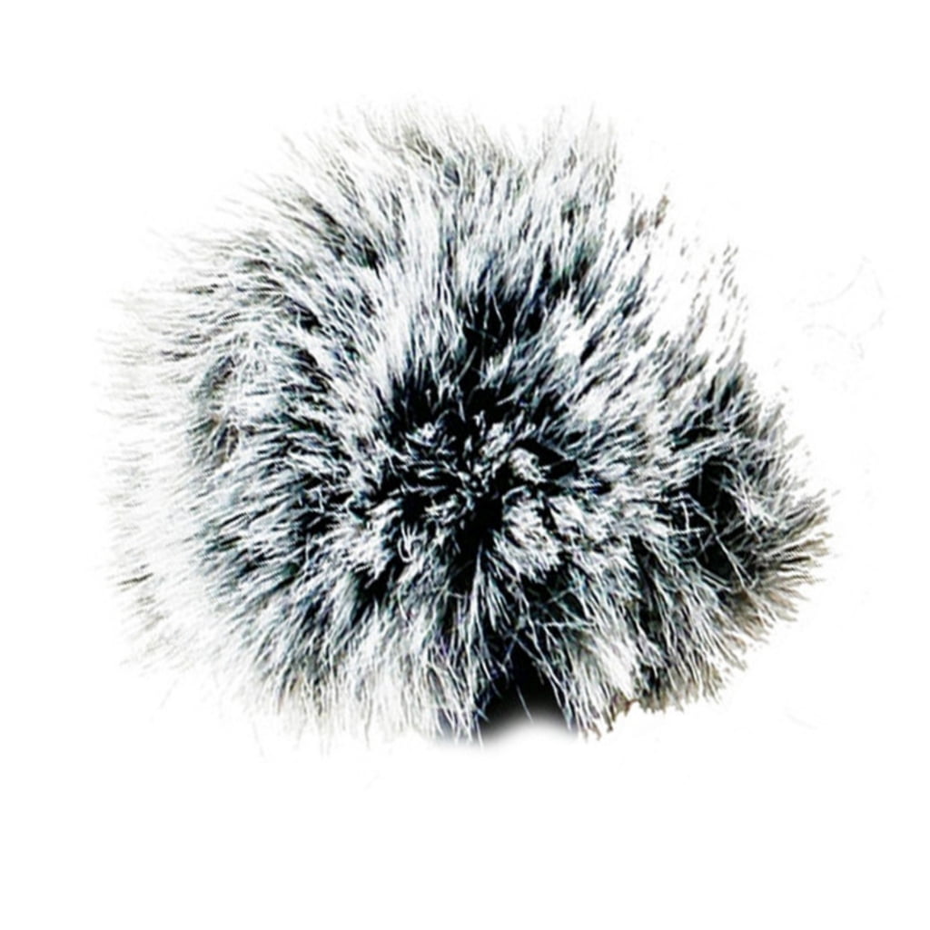 Furry Windscreen Soft Furry Lapel Mic Microphone Cover Muff for Wind ...
