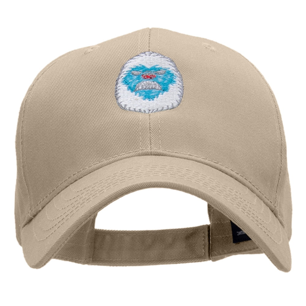 Furry Yeti Embroidered Low Profile Cotton Cap - Khaki OSFM - Walmart.com