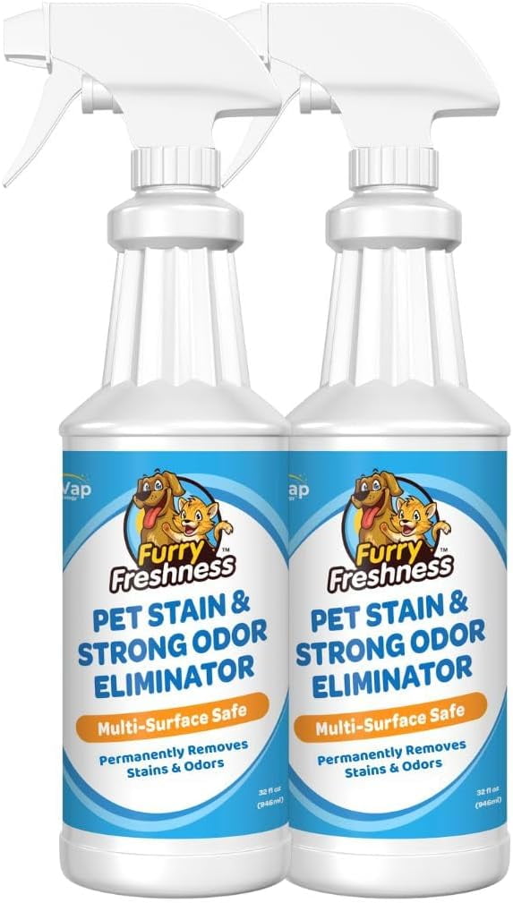 FurryFreshness Extra Strength Cat or Dog Pee Stain & Permanent Odor ...