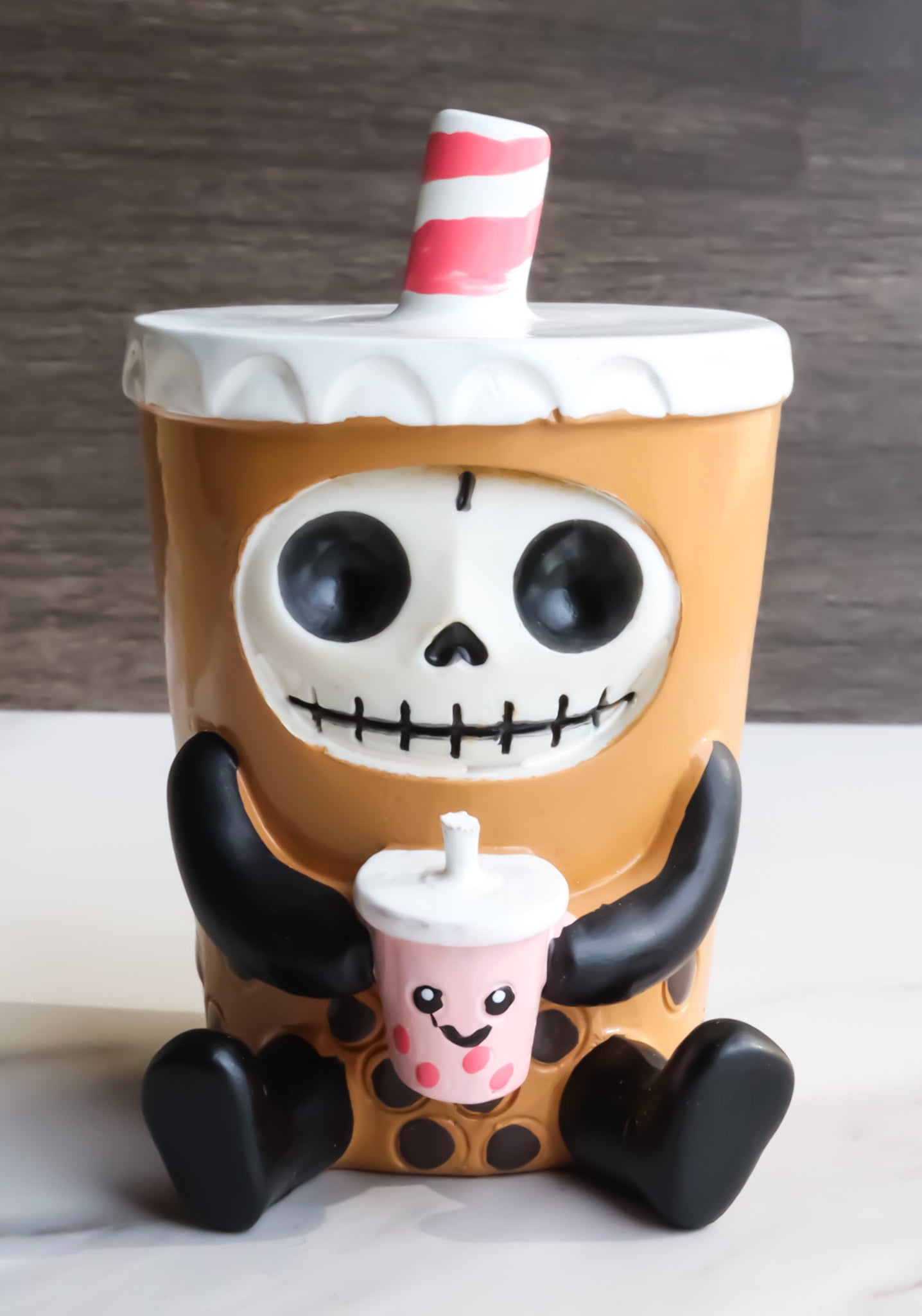 Furrybones Bobby The Bubble Tea Drink Boba Pearls Skeleton Furry Bone ...
