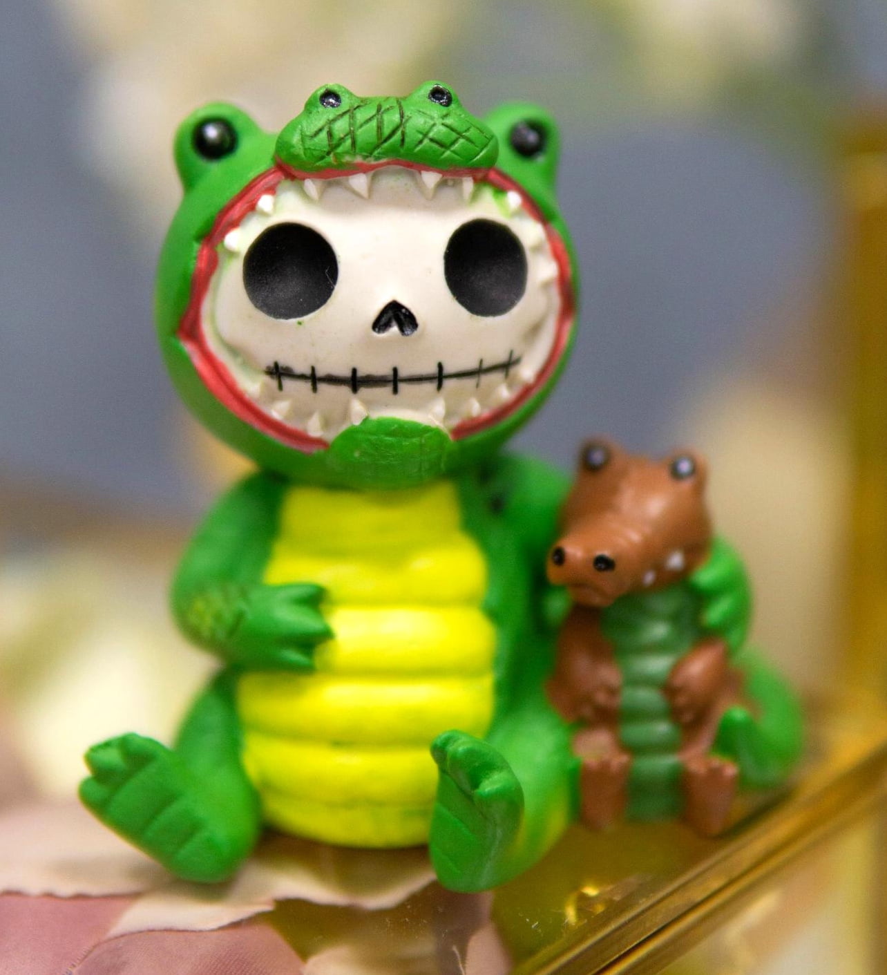 Furrybones Chomper Crocodile Alligator Skeleton Monster Figurine Furry ...