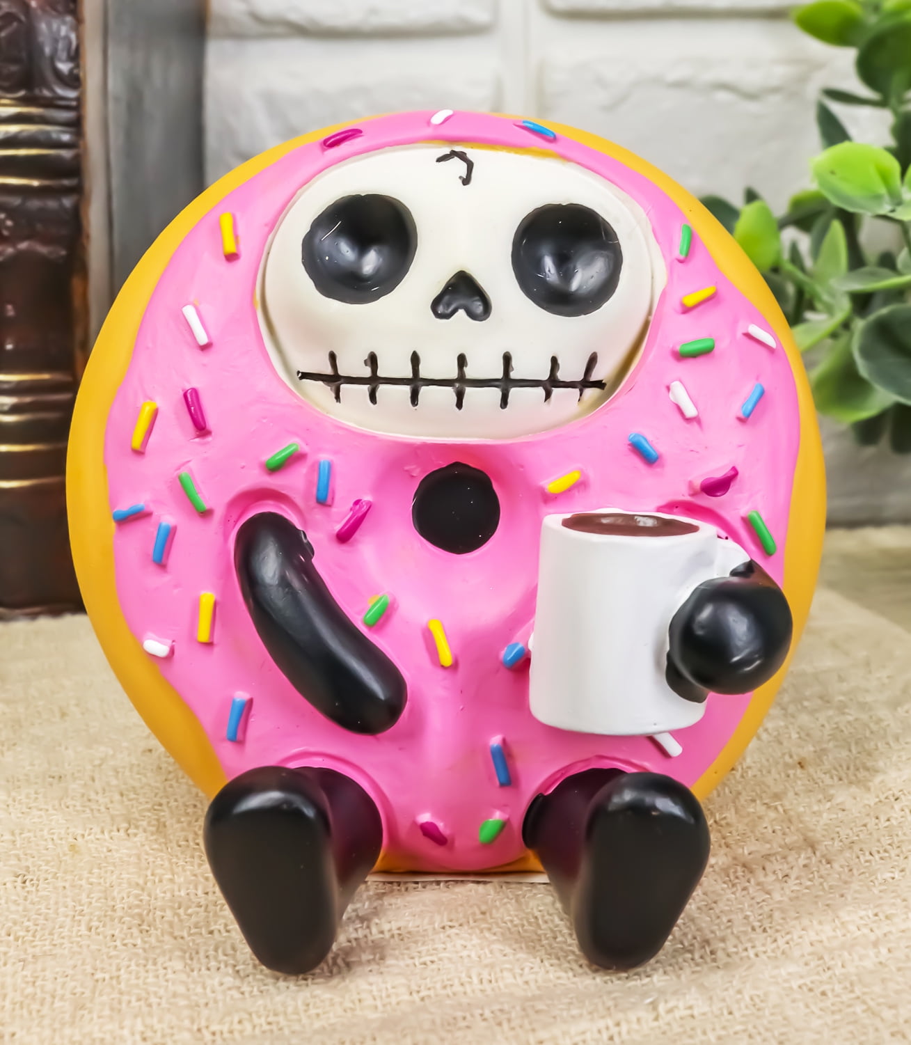 Furrybones Donatsu Strawberry Sprinkles Donut Milk Skeleton Furry Bones ...