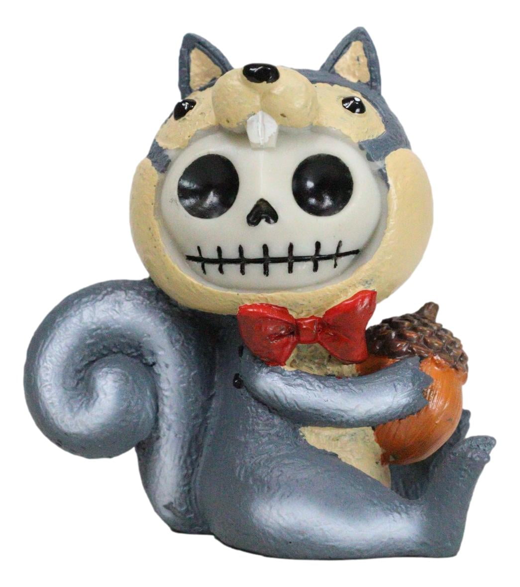 Furrybones Nibbles The Squirrel Voodoo Skeleton With Acorn Figurine ...