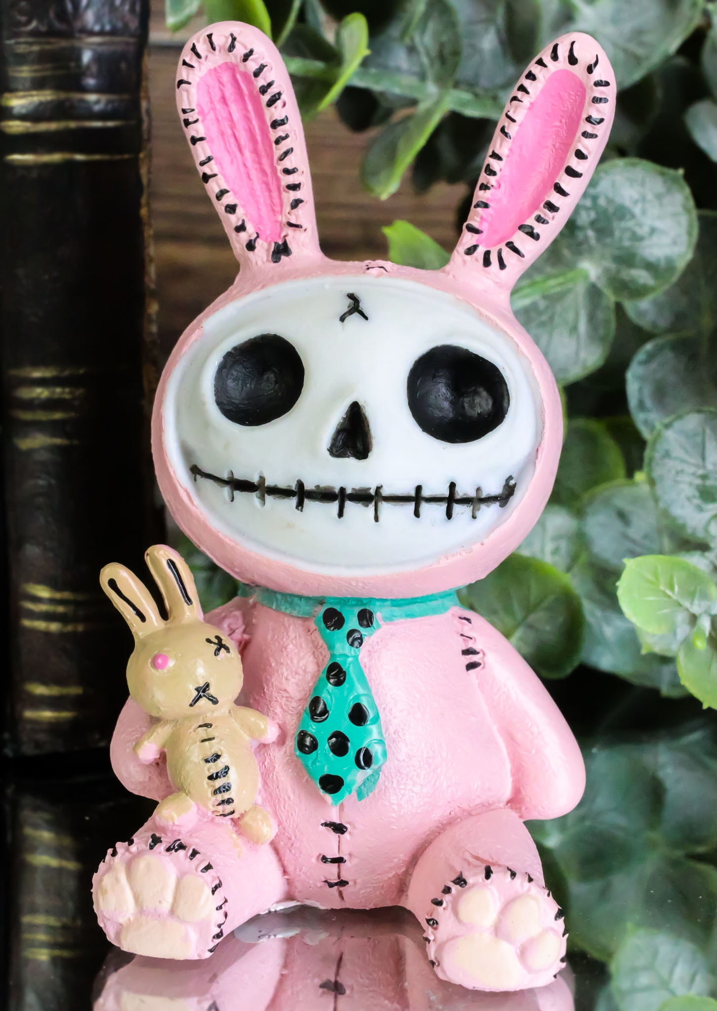 Furrybones Pink Bunnie Bun Rabbit Skeleton Figurine Small Furry Bones ...