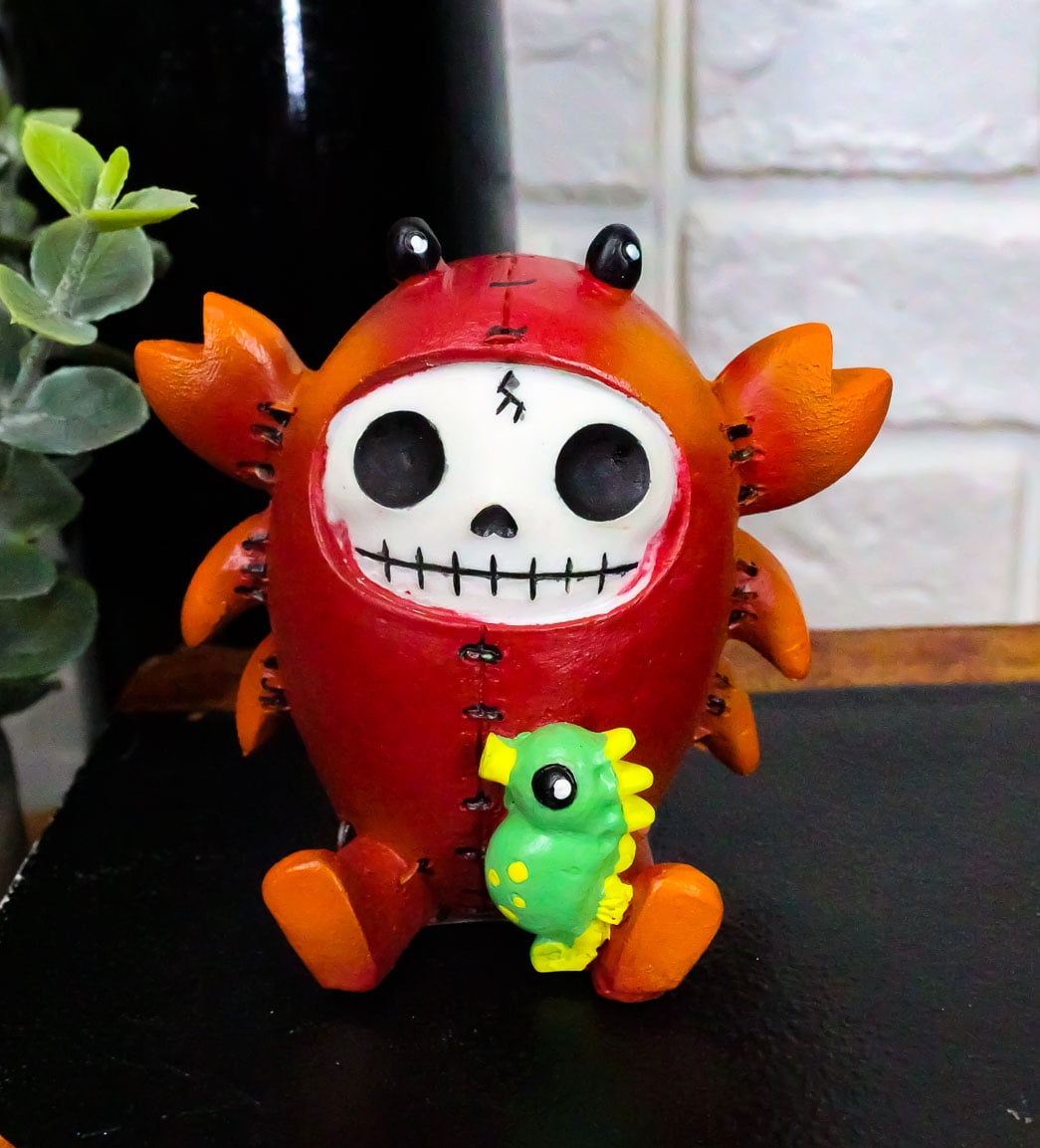 Furrybones Red Fire Lobster Scuttle Sea Horse Skeleton Furry Bones ...