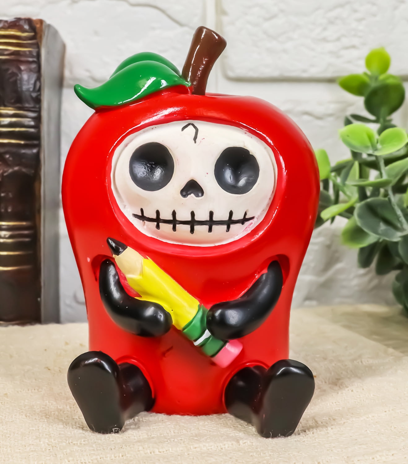 Furrybones Red Ringo Chili Pepper Skeleton With Pencil Furry Bones ...