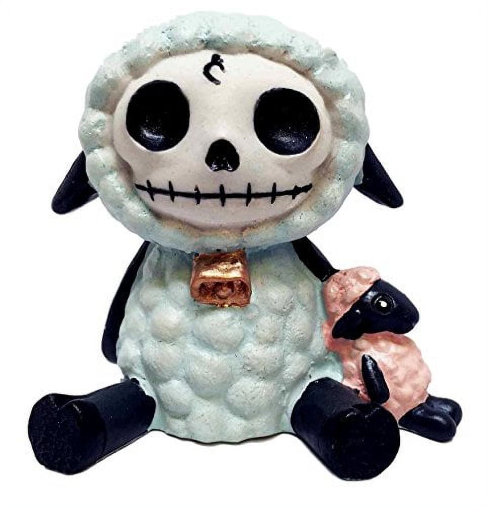 Furrybones Woolee Doll Blue Sheep Cute Skeleton Monster Ornament ...
