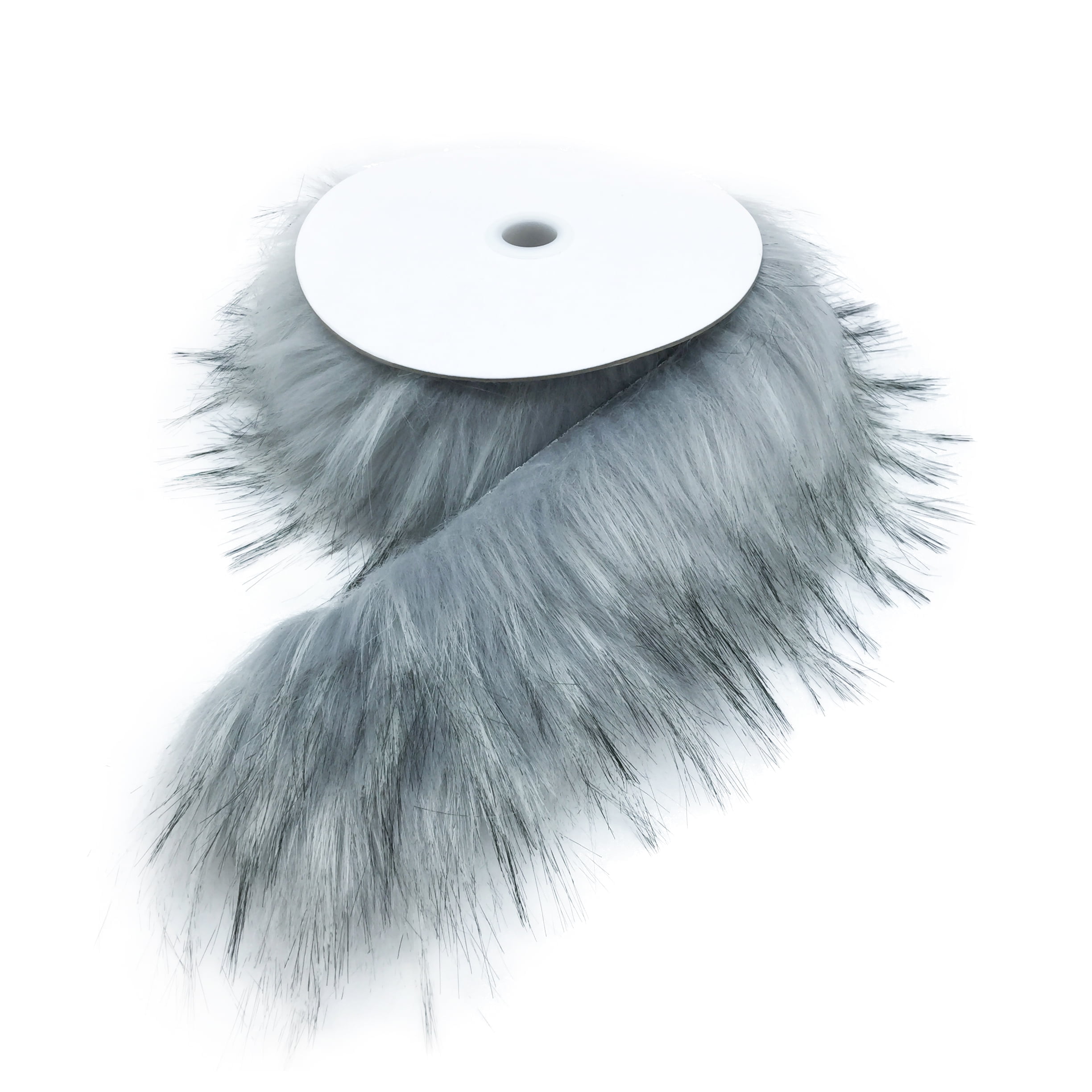 Furryvalley Faux Fur Trim Fox Fur Ribbon Craft Furry Stripe for ...