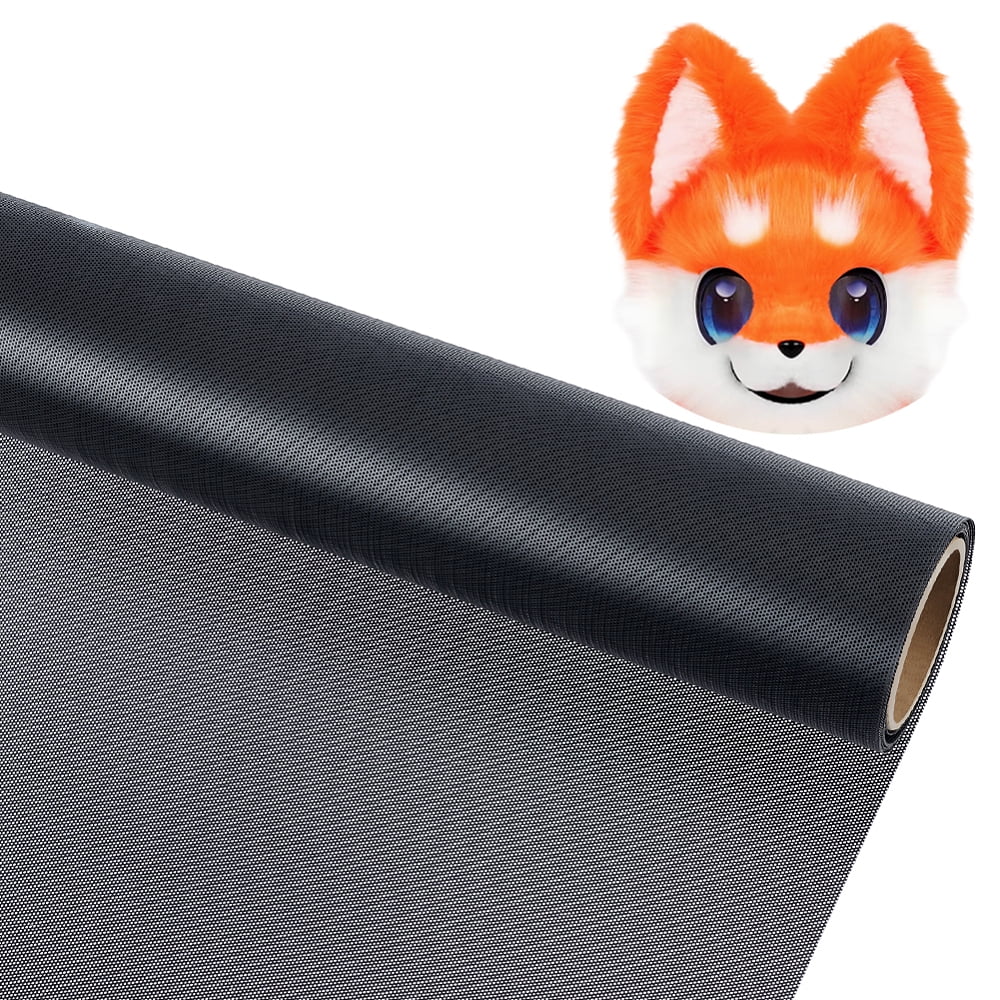 Fursuit Eye Mesh 78.74x15.74inch Black Waterproof PVC Plastic Mesh 0 ...