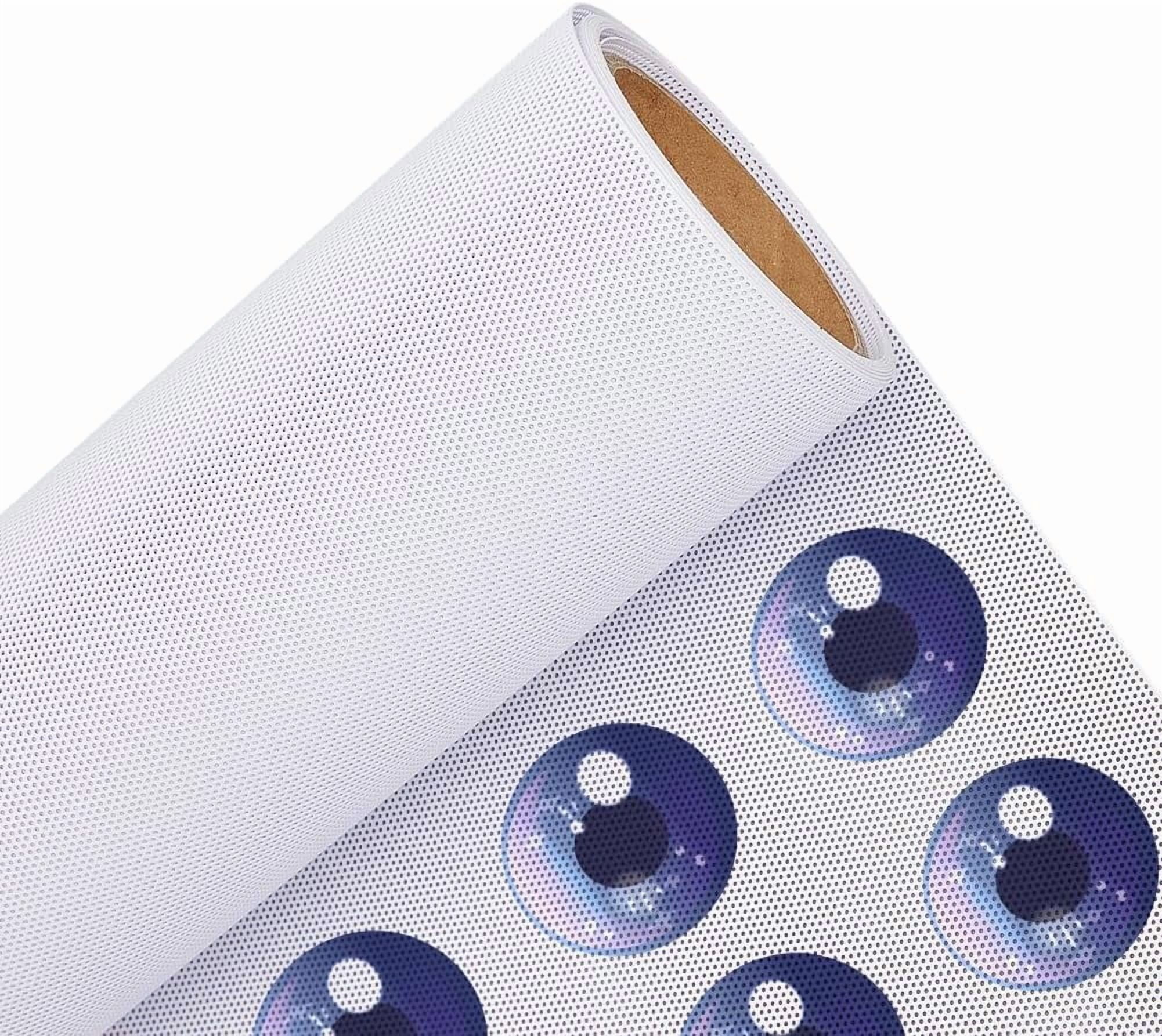 Fursuit Eye Mesh 78.7x11.8inch White PVC Plastic Net 0.45mm Thick ...