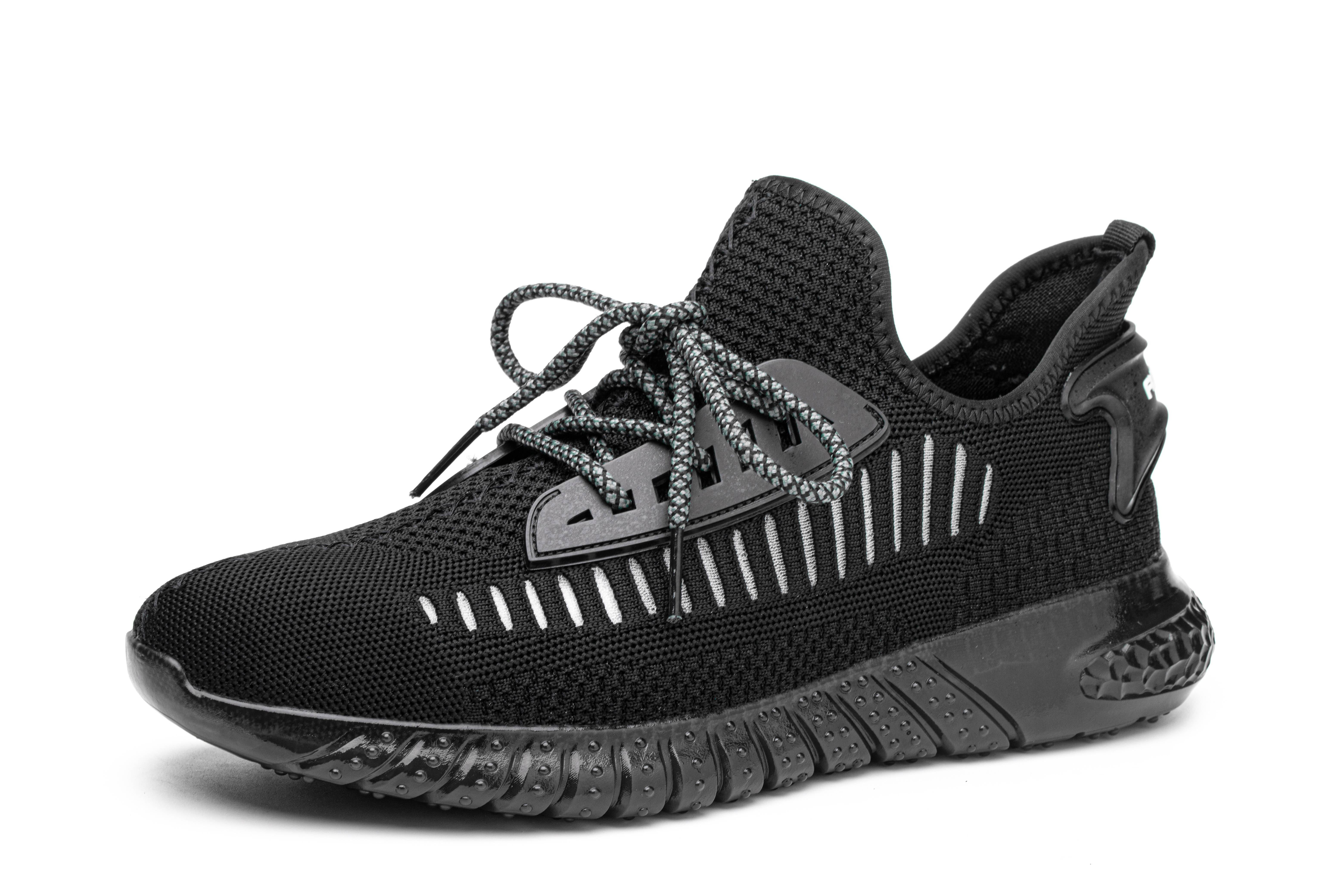 Furuian Steel Toe Shoes for Men Comfortable Safety Shoes Non Slip Steel ...