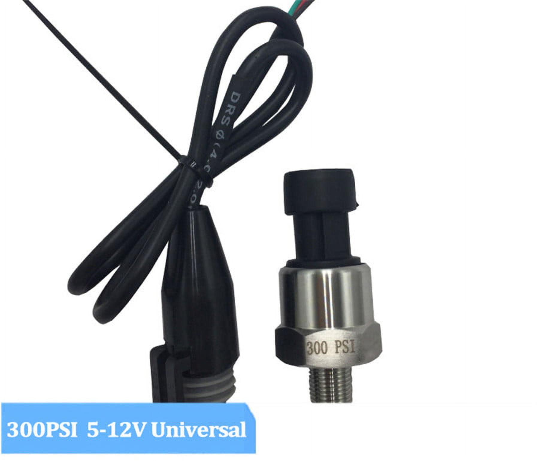 Furulu 0-300 PSI Pressure Sensor Oil Fuel Air Water Pressure Transducer ...