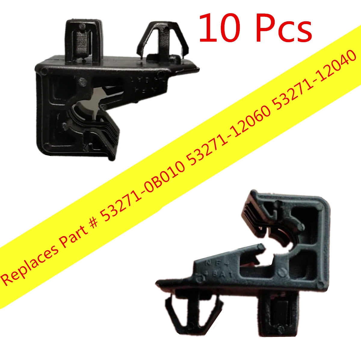 Furulu 10 Pcs Headlight Bracket Clips Mount Bracket Clip For Toyota ...