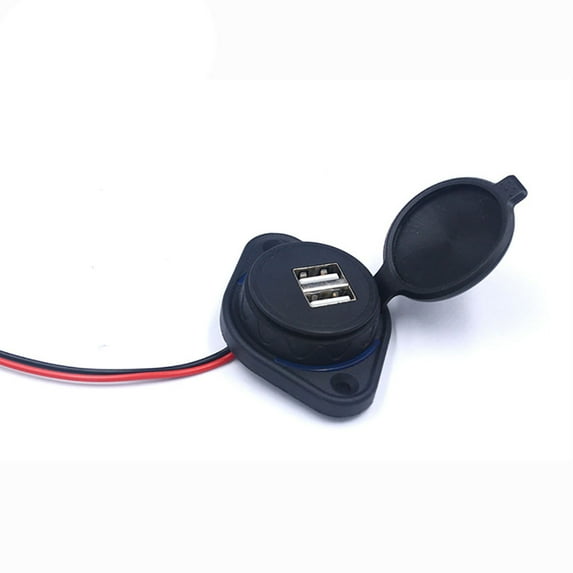 Furulu 12V Dual USB Socket Charger For RV Caravan Boat For Mobile Phone ...