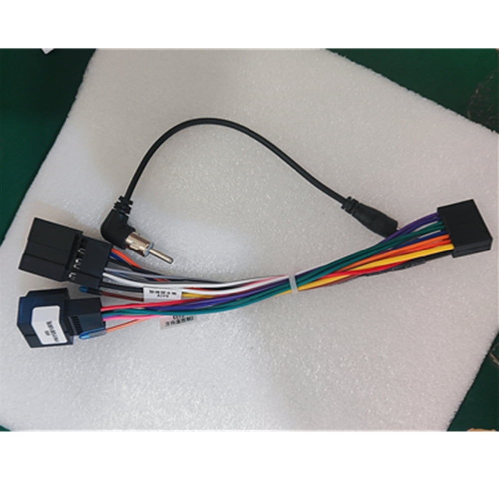Furulu 16 Pin Aftermarket Stereo Wiring Harness + Antenna For Chevrolet ...