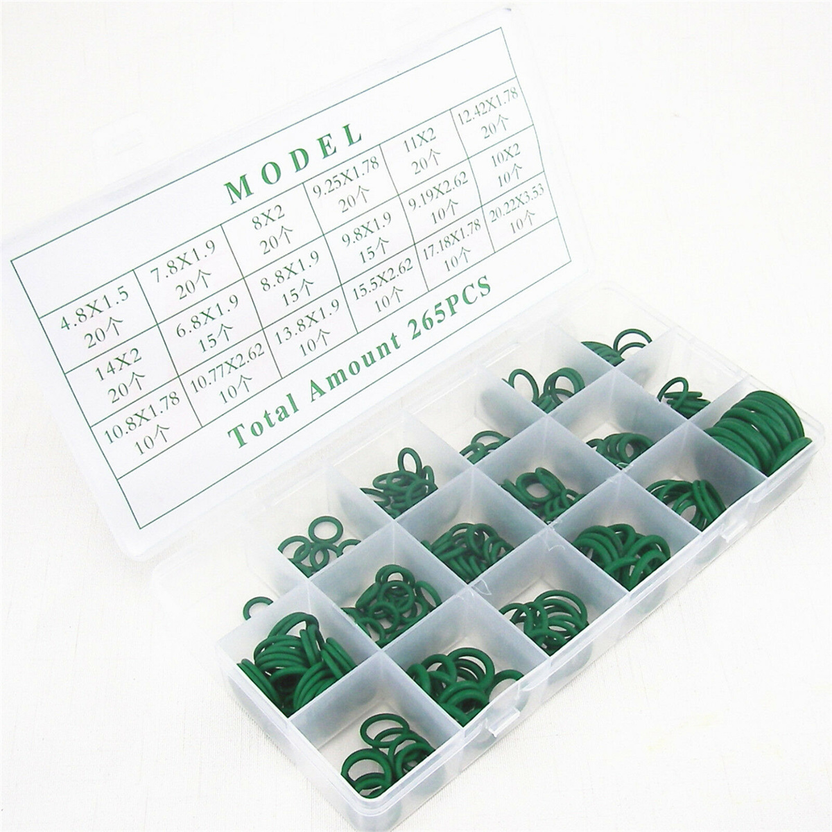 Furulu 265 Pcs Car A/C System Air Conditioning O Ring Seals Set Rapid ...