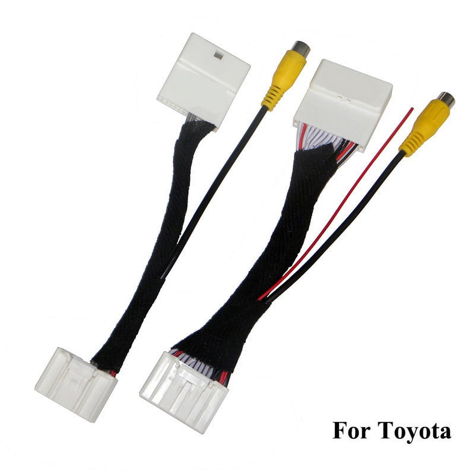 Furulu 28Pin Front Camera&24 Pin Rear Camera Adapter Cable For Toyota ...