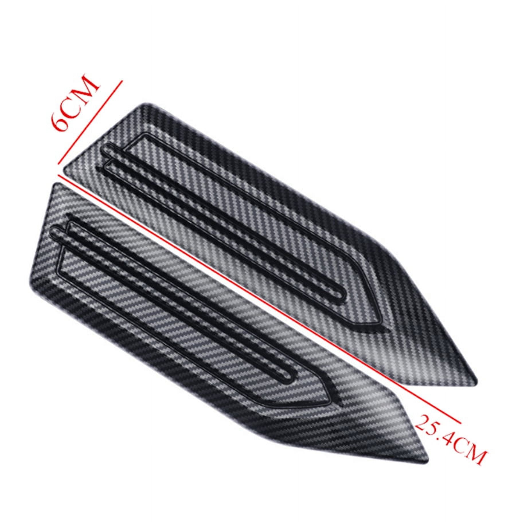Furulu 2Pcs 3D Car Side Door Dagger Emblem Cover Decoration Carbon ...