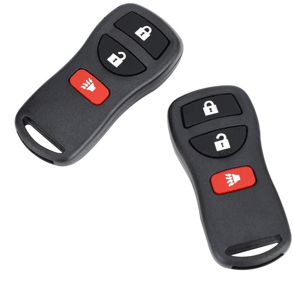 Furulu 2Pcs Remote Key Fob Shell For Nissan Frontier Titan Xterra ...