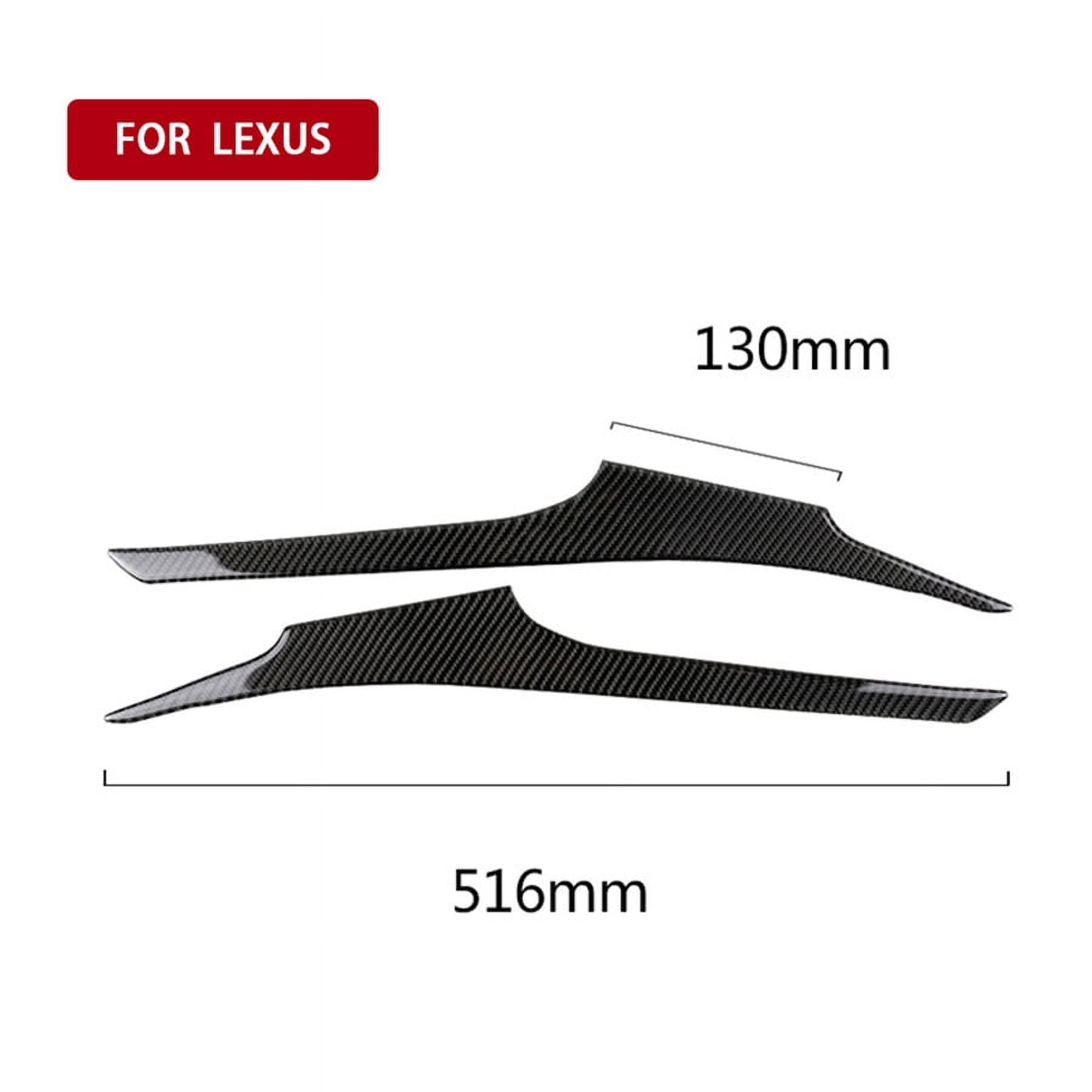 Furulu 2x Car Door Armrest Stickers Cover Trims For LEXUS IS250 IS300 ...