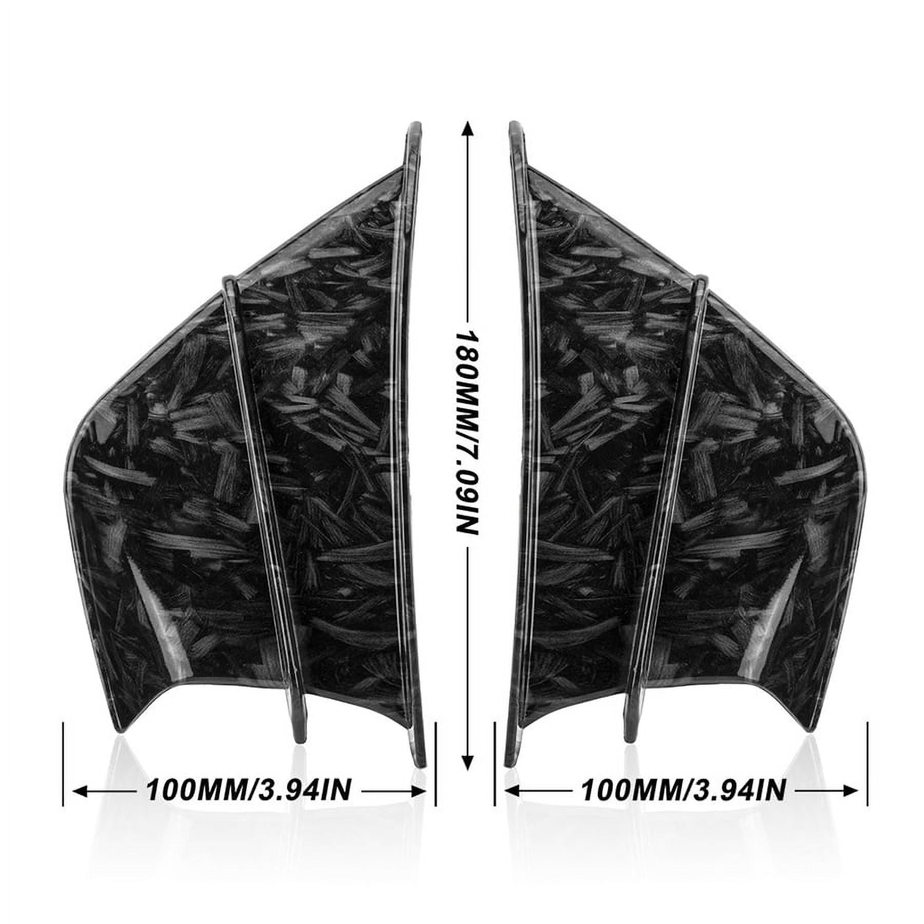 Furulu 2x Race Motorcycle Side Wing Fairing Winglets Spoiler Air ...