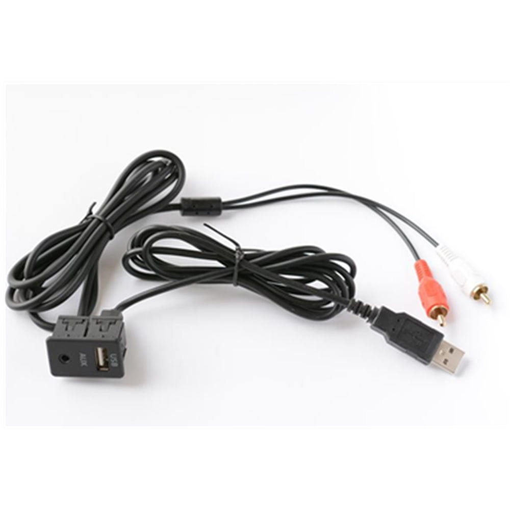 Furulu 3.5mm AUX Female USB To 2 RCA Male Plug Stereo Radio DVD ...