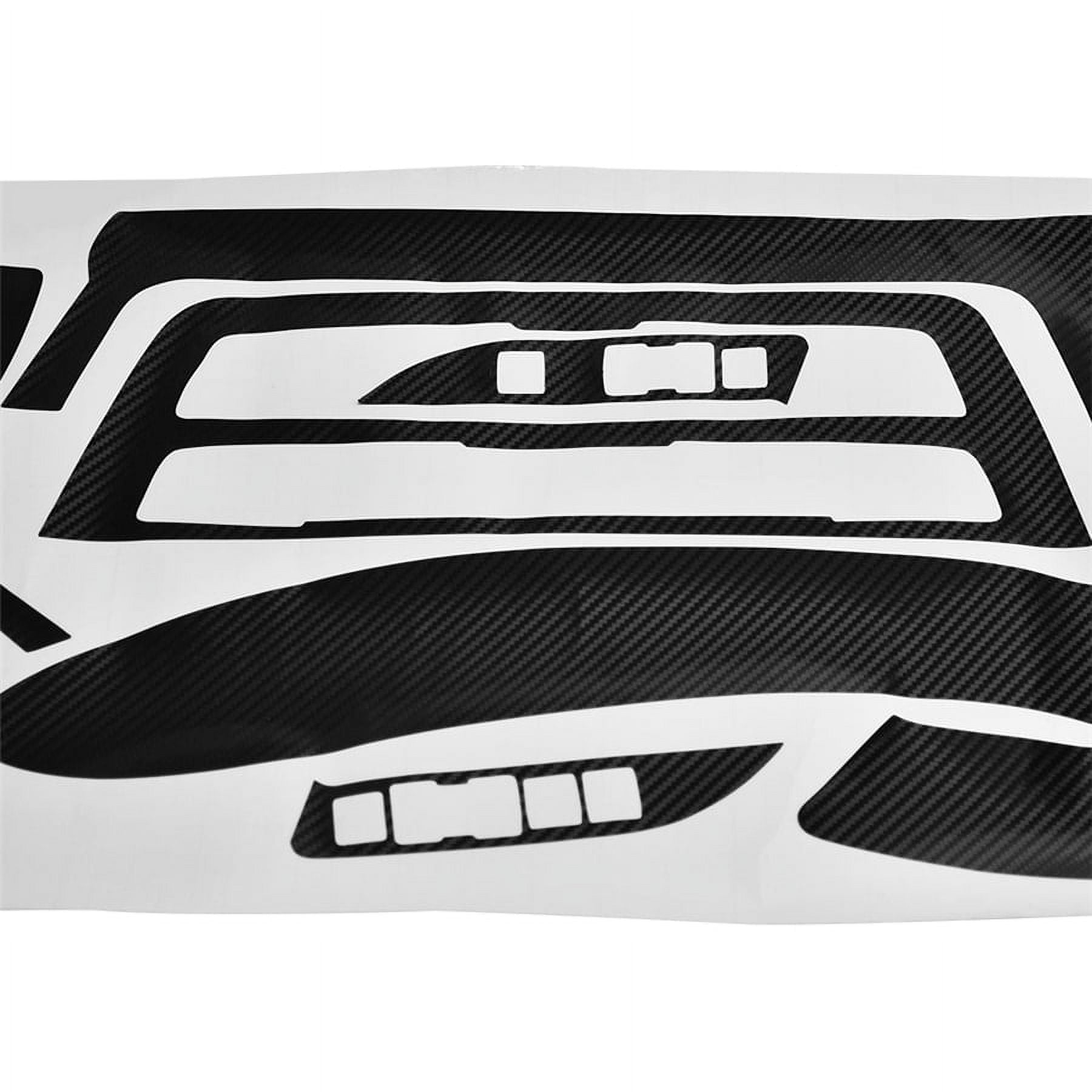 Furulu 3D Carbon Fiber Pattern Vinyl Car Interior Trim Sticker For BMW ...