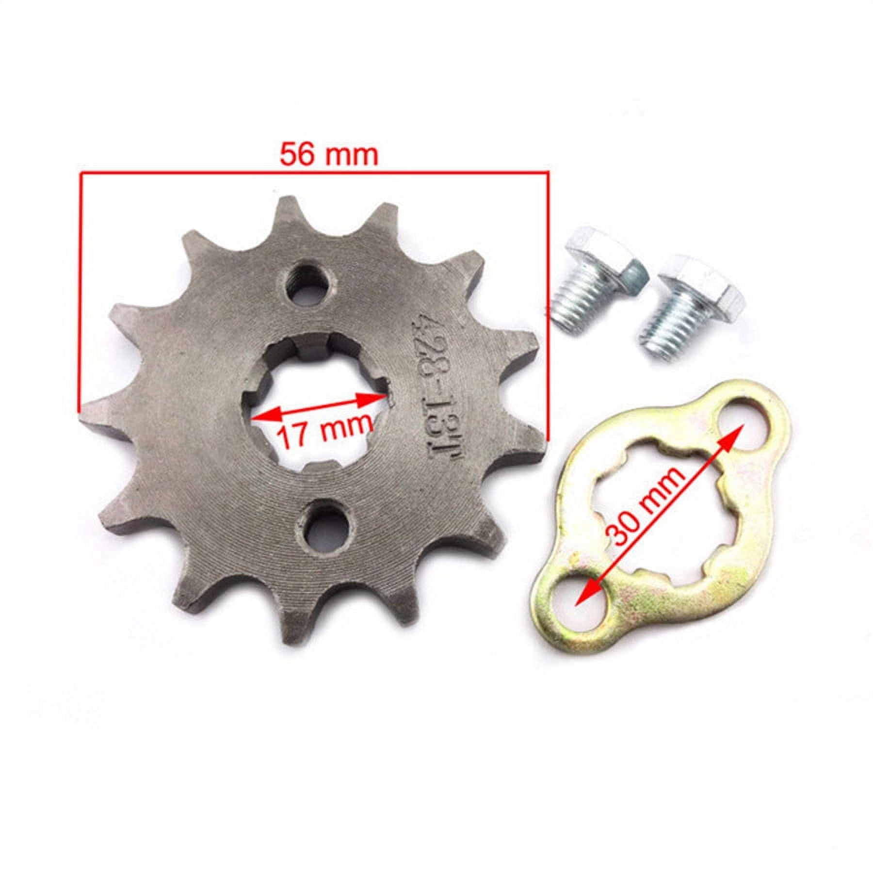 Furulu 428 13 T Tooth 17mm Front Engine Sprocket For 50cc 70cc 90cc ...