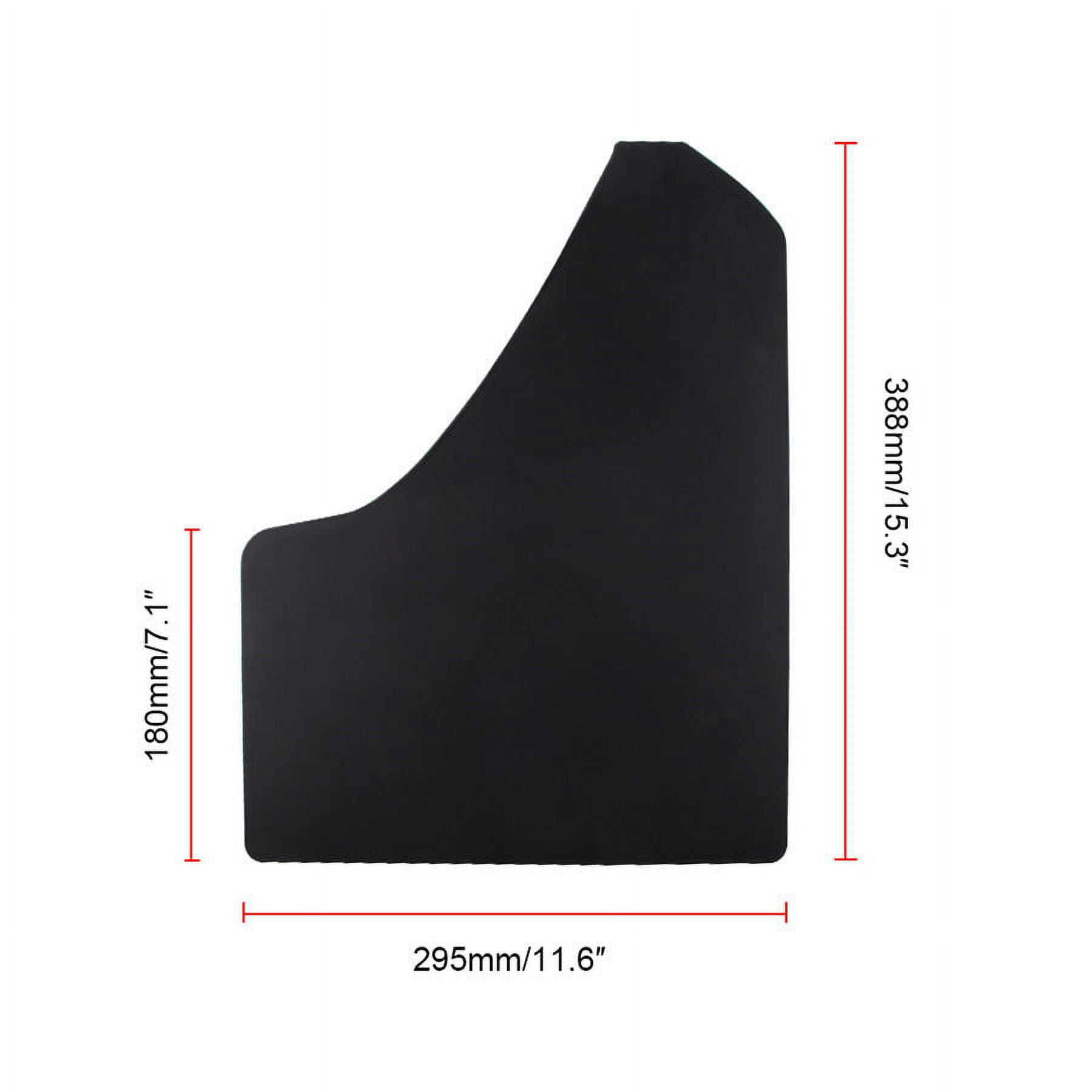 Furulu 4PCS 15.3" Car Mud Flaps Black Splash Guards With 20Pcs 6mm ...