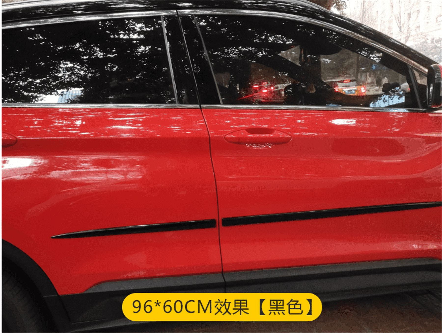 Furulu 4Pcs Car Door Side Skirt Line Sill Garnish Body Molding Trim ...