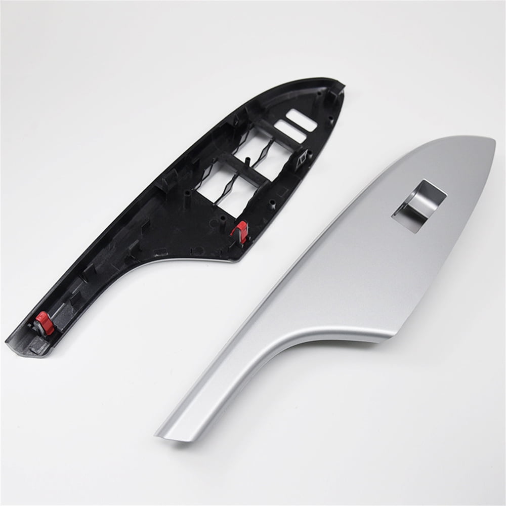 Power Window Trim Panel 4PC Silver Power Window Switch Bezels For ...
