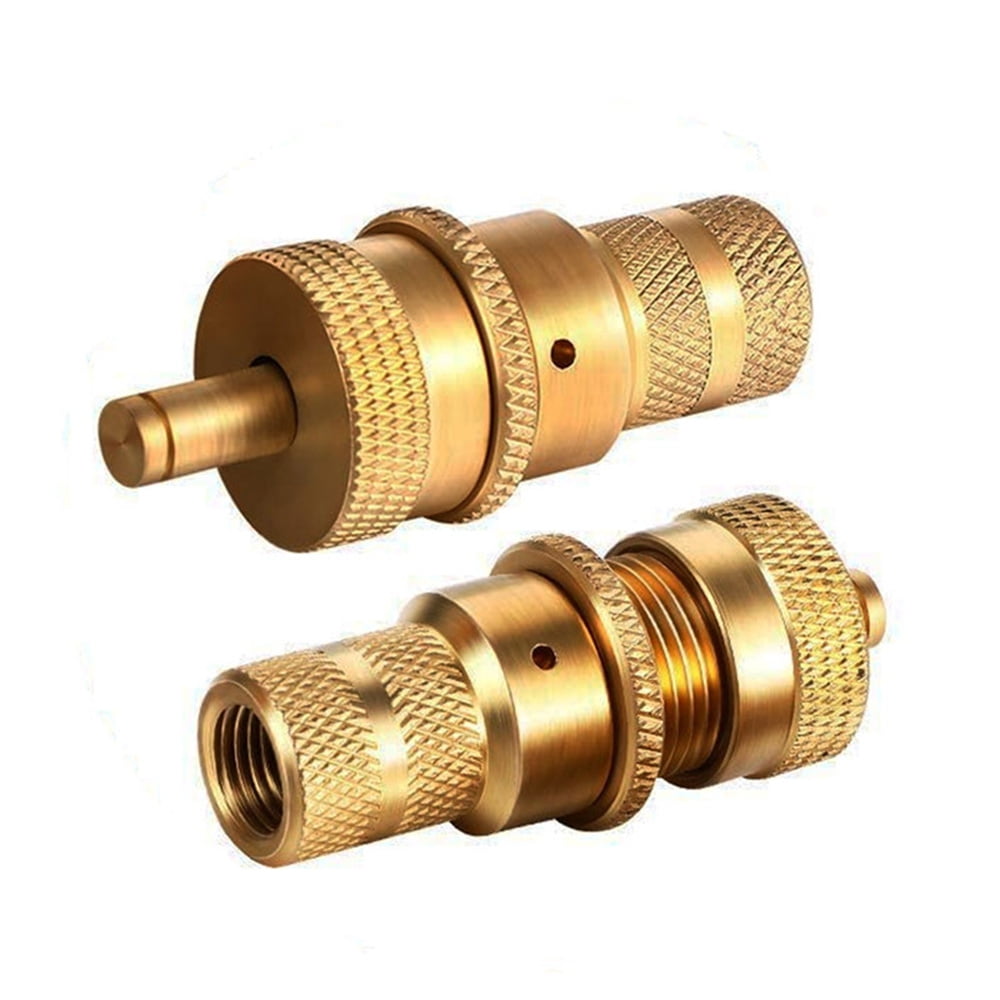 Furulu 4X Car SUV Brass Tire Deflators Kit Adjustable Automatic 6-30PSI ...