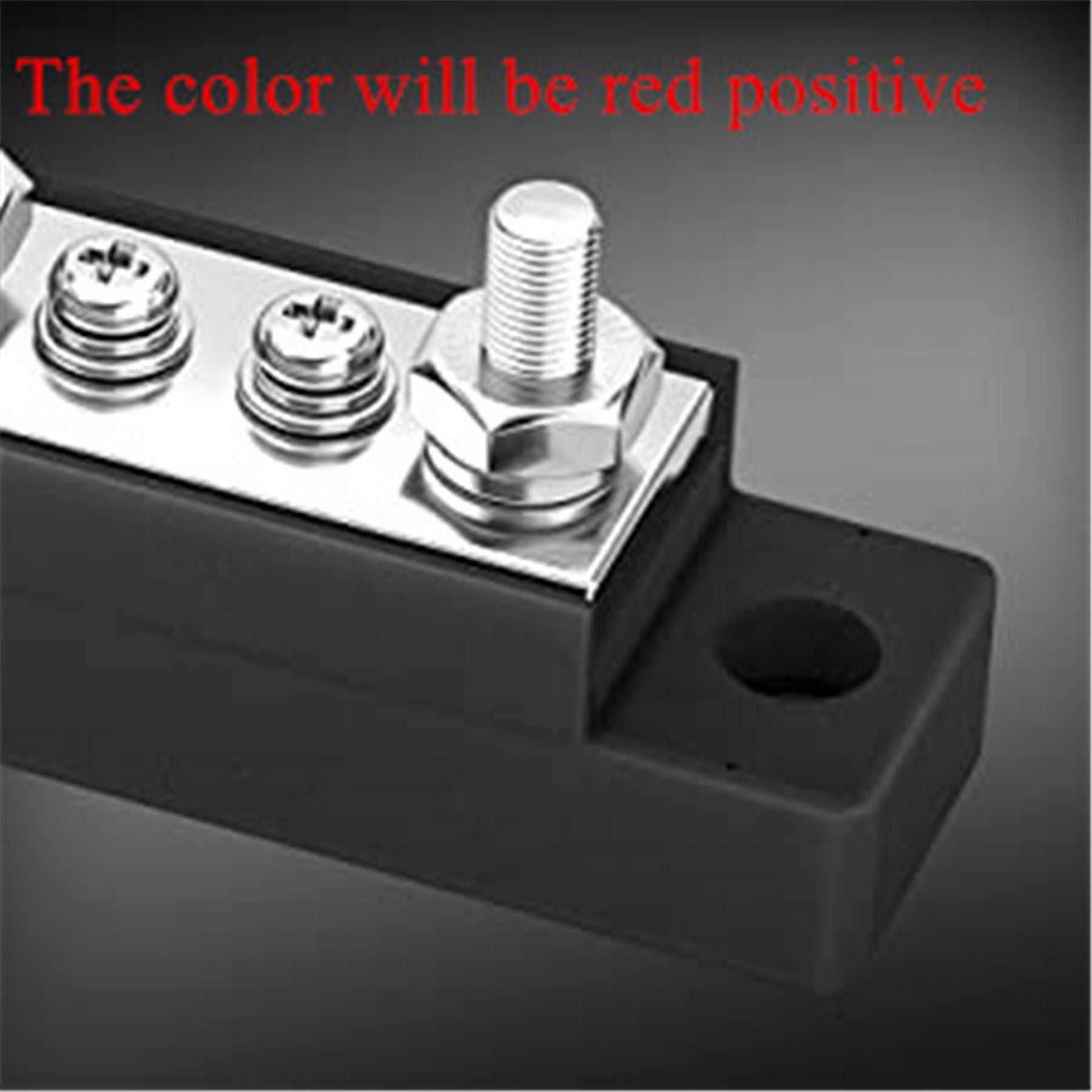 Furulu 4x M6 Studs Screws Red Positive Busbar Battery Terminal Power ...