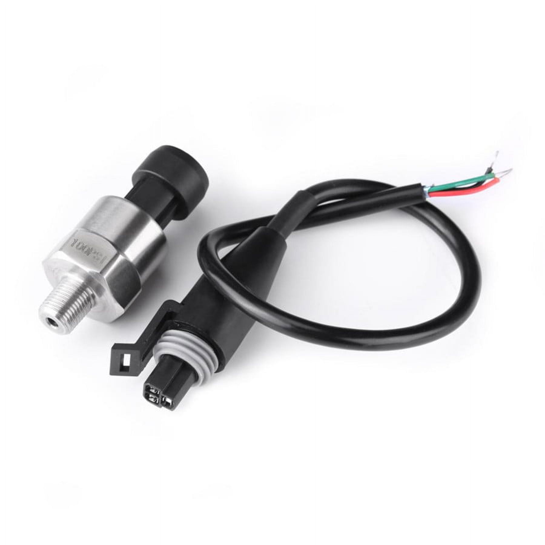 Furulu 5V Electric Gauge Fuel Pressure Sensor 100 PSi Works for Oil ...
