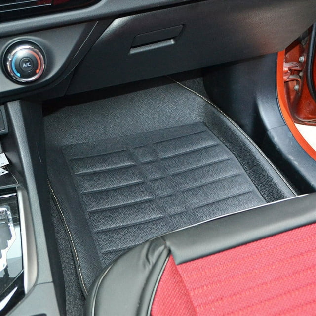 Furulu 5pc Universal Auto Mat Car Floor Mats Front & Rear Liner ...