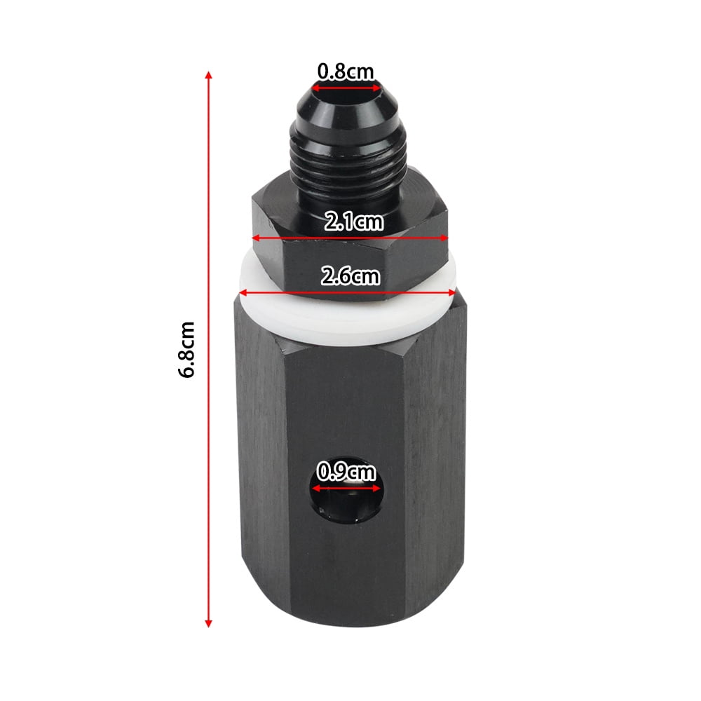 Furulu 6An Male Fuel Cell Tank Vent Valve Prevent Fuel Leakage ...
