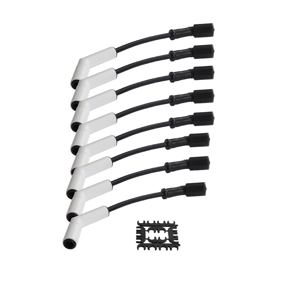 Furulu 8Pcs Spark Plug Wire Sleeve Kit 9070C For GM LS/LT Gen LS2 LS3 ...