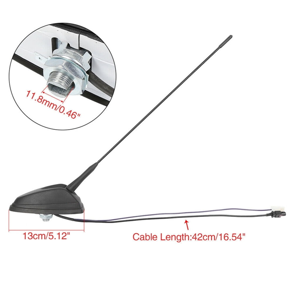 Furulu A9068200475 Roof Mounted Radio Antenna Aerial Mast For Mercedes ...