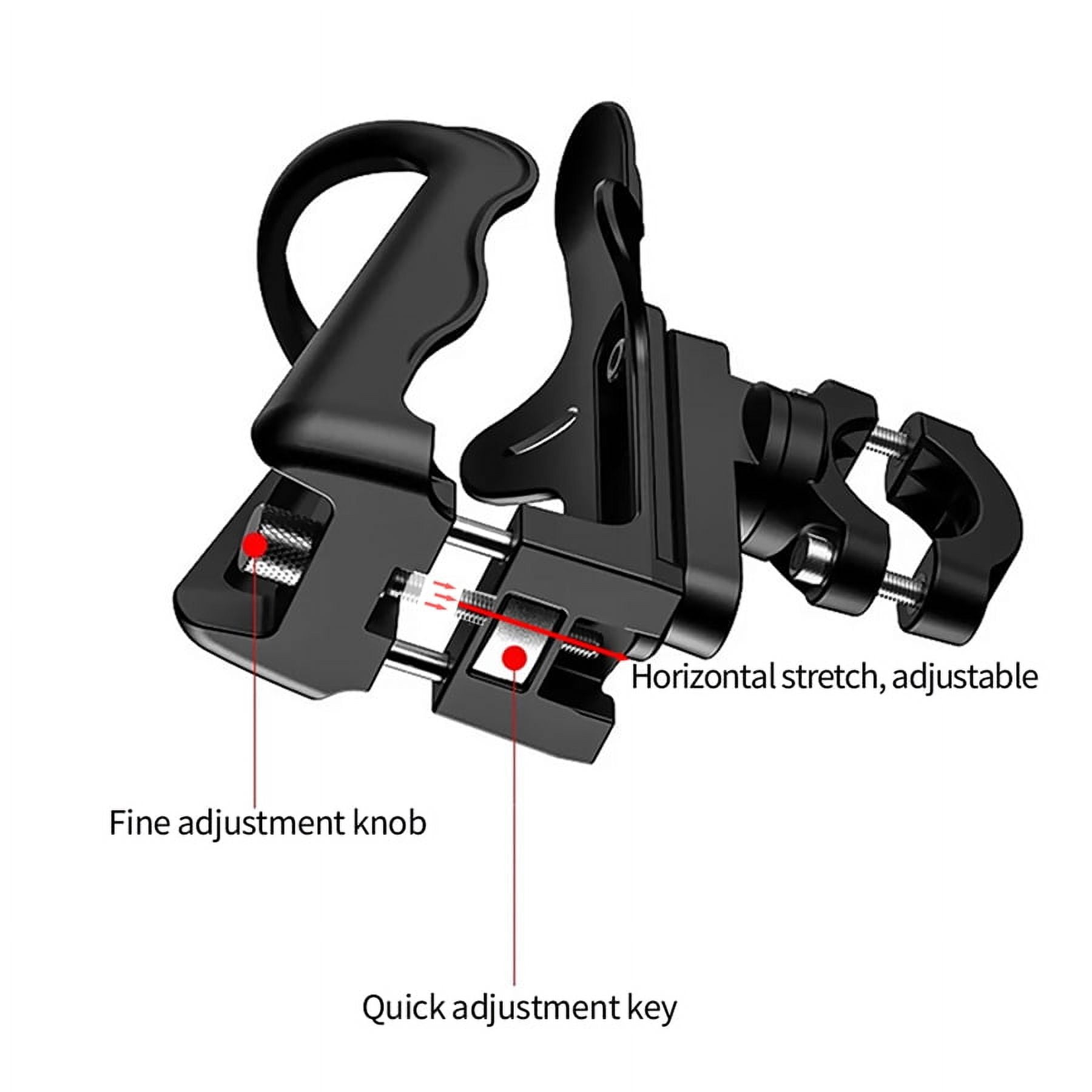 Furulu Aluminum Black Motorcycle Scooter Bike Drink Cup Holder Water ...