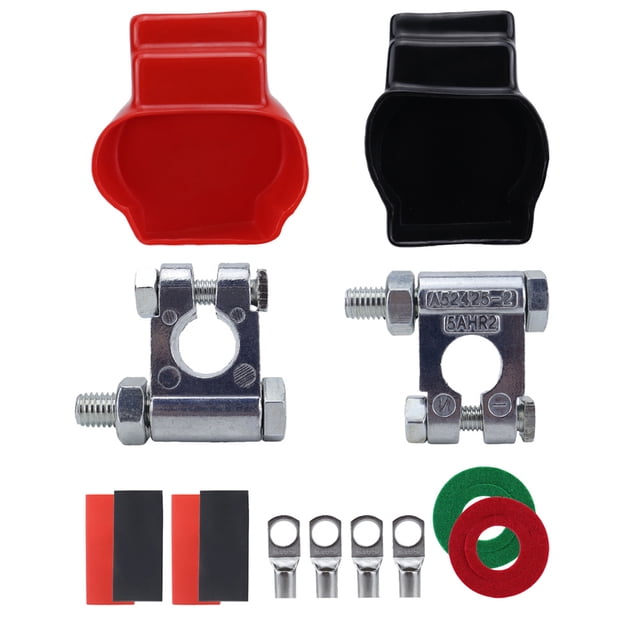 Furulu Battery Terminal Top Post Kit With Cover For Marine Car Boat Rv ...