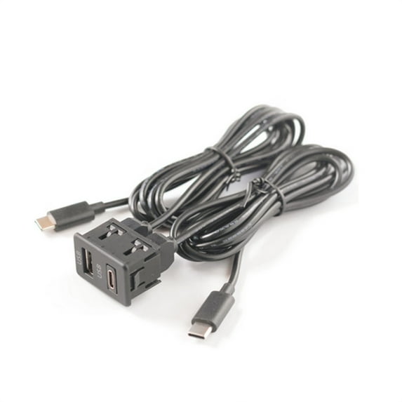 Furulu Car Dual Type-C To Usb+Type-C Port Panel Interface Extension ...
