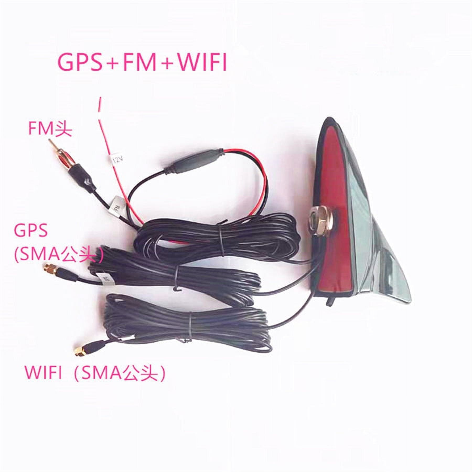 Furulu Car Roof Shark Fin Mount Aerials GPS Navigation System WIFI ...