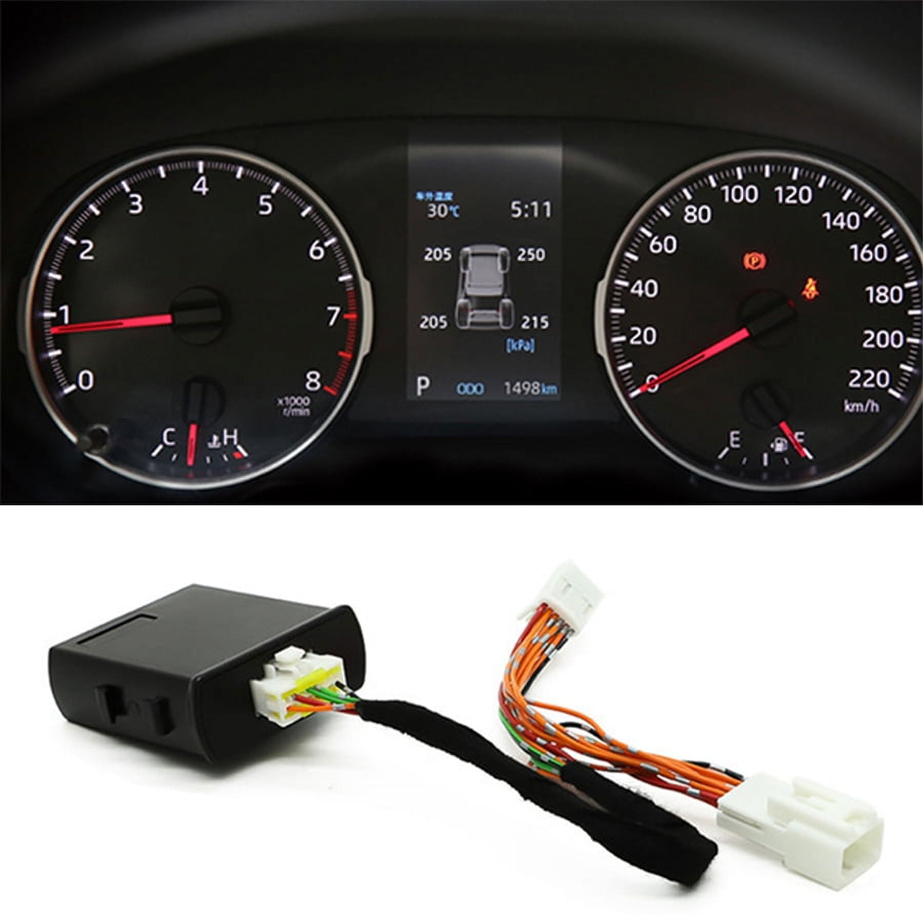 Furulu Car TPMS TIRE Tyre Pressure Monitoring System Digital LCD Dash ...