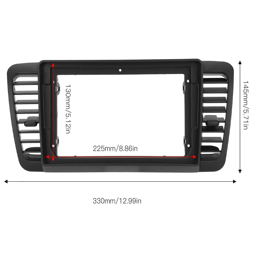 Furulu Double 2 Din Stereo Radio Fascia Panel Frame For Subaru Outback ...
