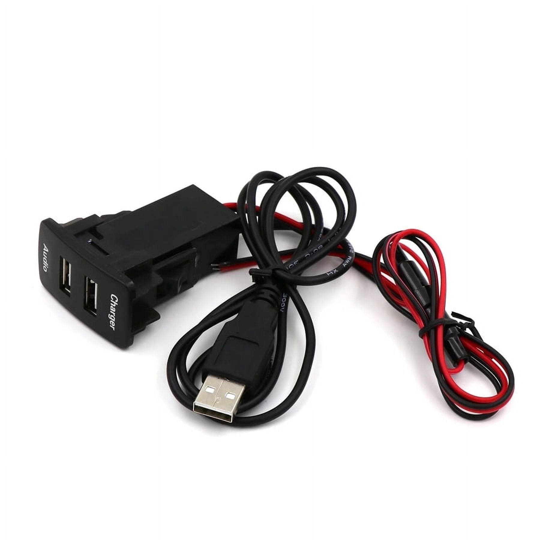 Furulu Dual Port USB Car Charger For Toyota 4Runner Highlander FJ ...