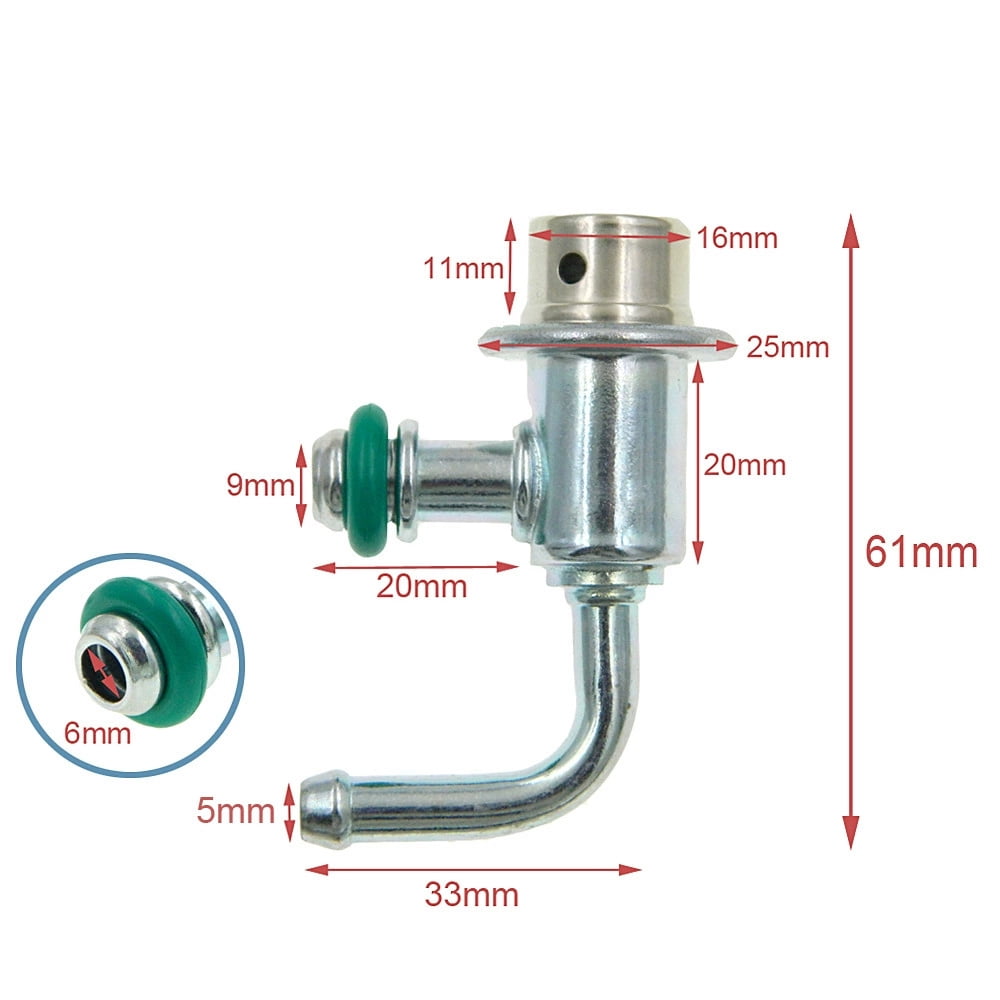 Furulu Fuel Injection Pressure Regulator 23020-46020 MR431115 For ...