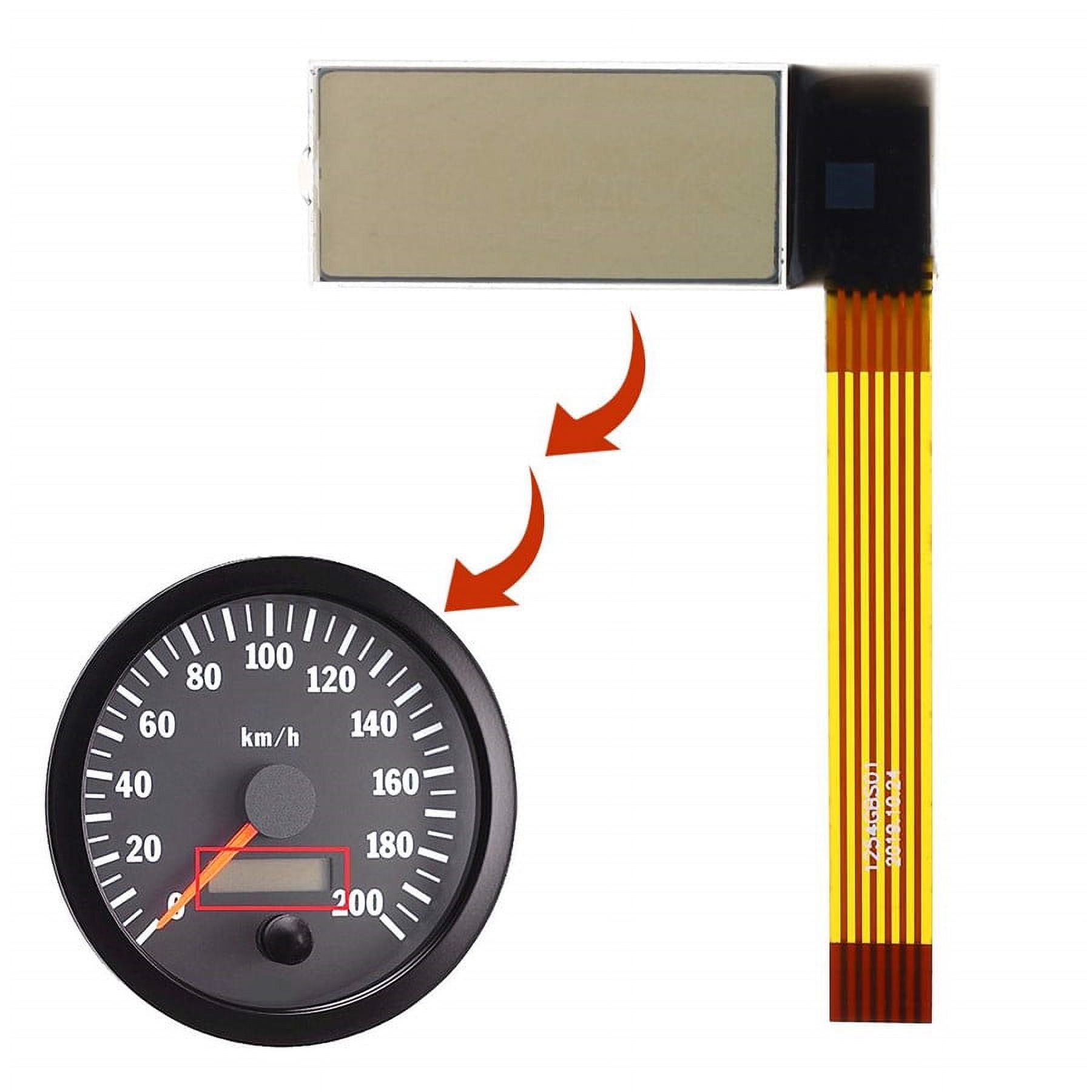 Furulu Gauge 6Pin Speedometer Tachometer LCD Display For Kenworth Truck ...