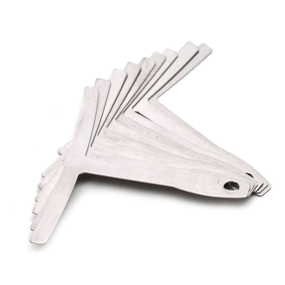 Furulu Guitar Bass Understring Radius Gauge String Action Ruler ...